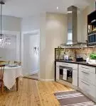 Żyrandol w kuchni w stylu skandynawskim
