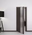 PVC-Tür mit teilweiser Verglasung