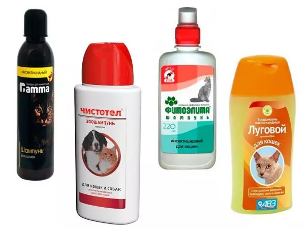 Insecticide shampoos