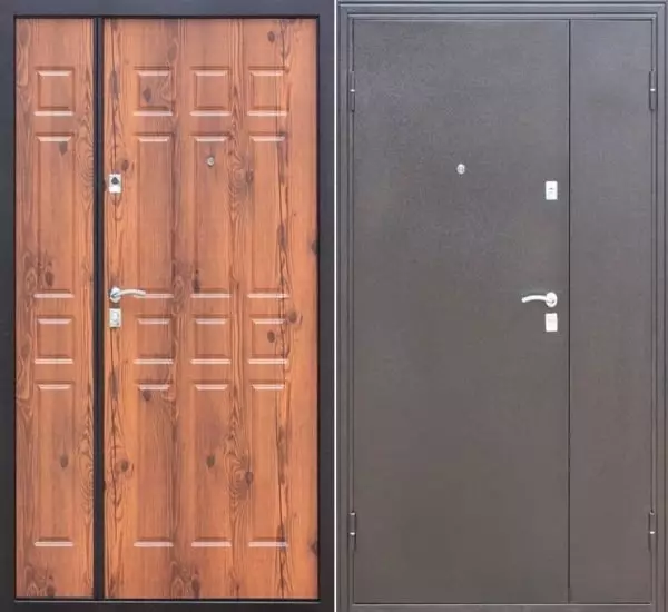 Пример за влезната двојна врата