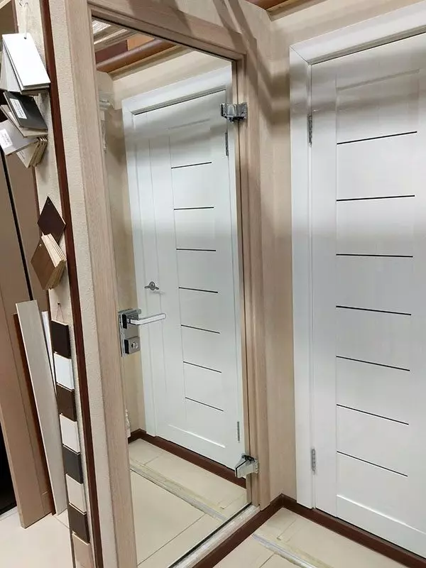 مرآة طلاء الأبواب