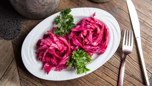Cabbage yaciwe i Guriyki kumasahani