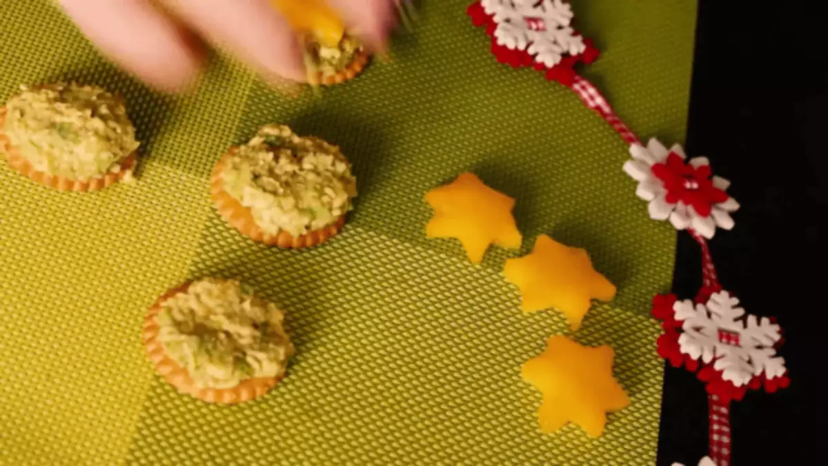 Galletas con pasta.