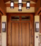 Porta d'ingresso in legno