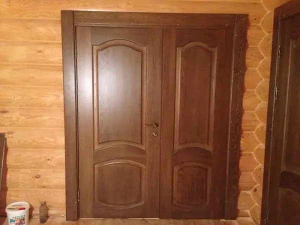 木制双面门