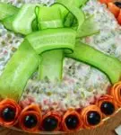 Salad Olivier dưới dạng một món quà