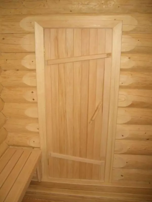 Door in the steam room
