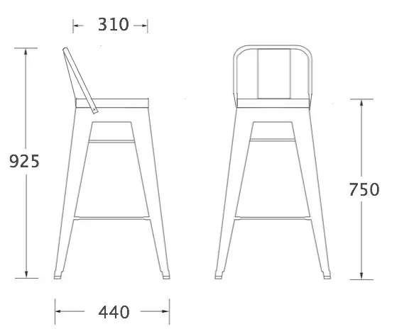 Hvordan lage en barstol med egne hender fra tre, metall og andre materialer + tegninger, bilder og videoer