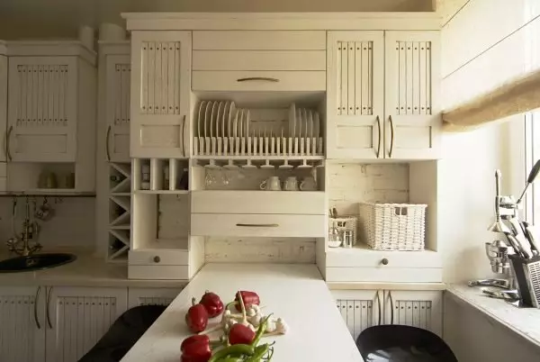 Vintage interior al unei bucătării mici