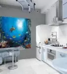 Udonga lwe-mural aquarium