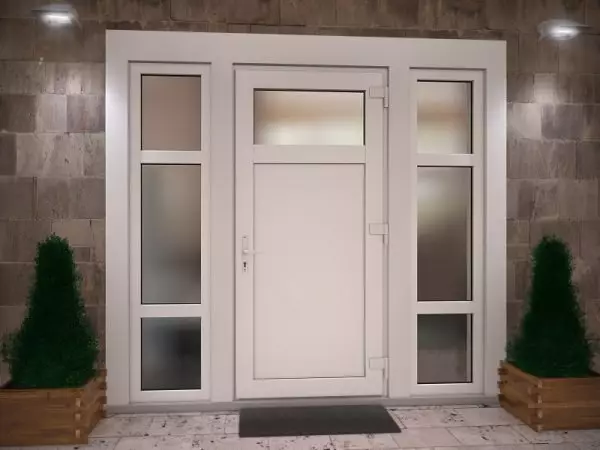 Είσοδος μεταλλικές-πλαστικές πόρτες