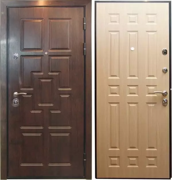 درب های فلزی ورودی با قفل
