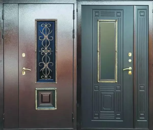 Camlı metal kapılar