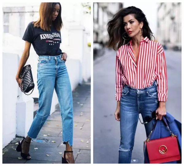 Modieuze Dames Jeans voor Herfst 2019-Winter 2020: Hoofdtrends met foto's