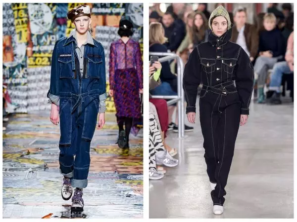 Denim overalls ti tampilan 2019-2020 ti imah Holland sareng Aalto