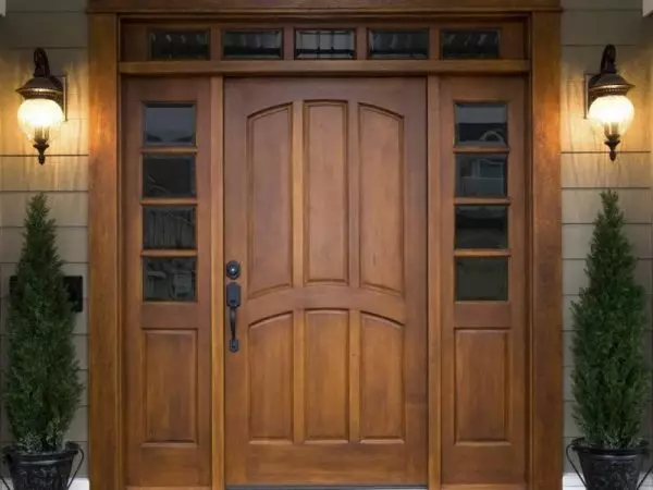 דלתות כניסה מעץ