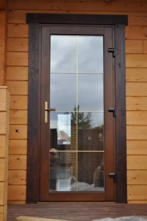 Drzwi wejściowe z szkła odpornego na mróz