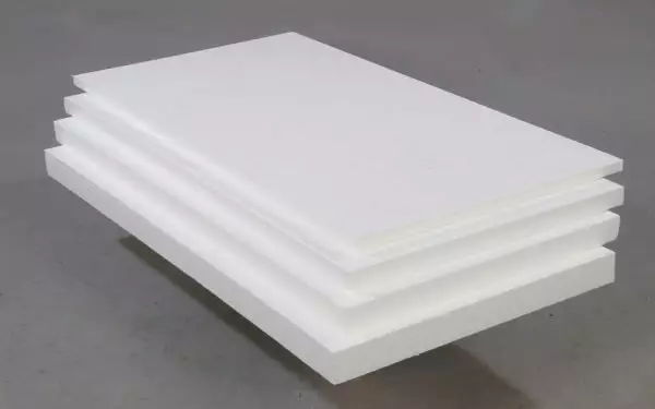 Polystyrene foam.