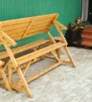 Dřevěný lavičkový transformátor