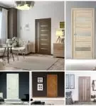 Opciones para puertas interiores para un apartamento o casa.