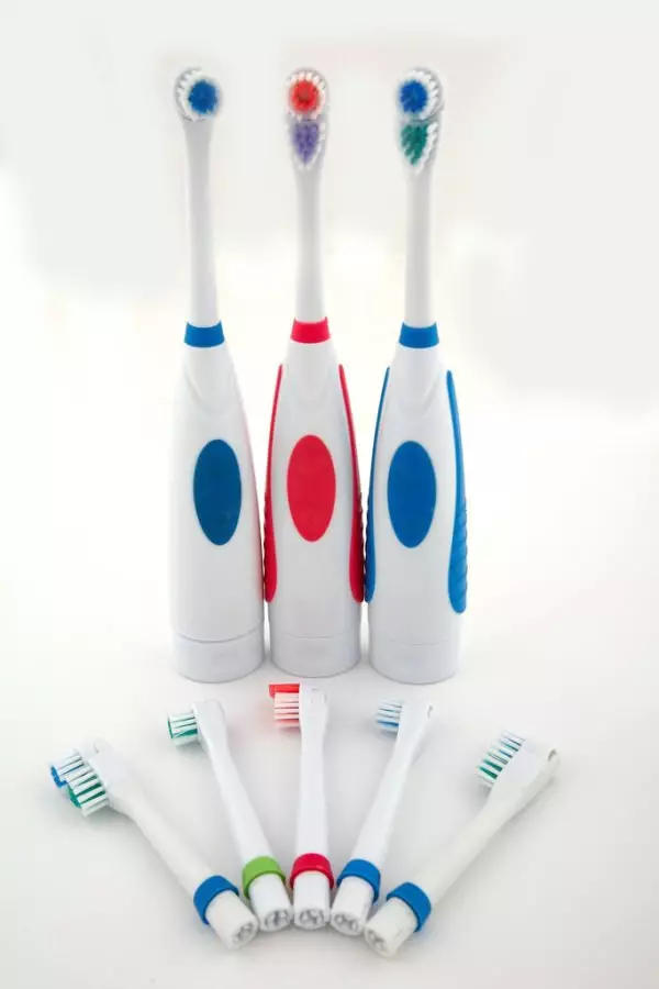 Toothbrushes.
