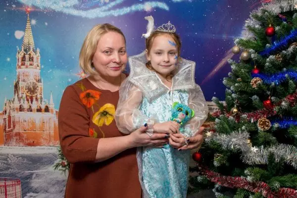 Svetlana Permyakova amb filla