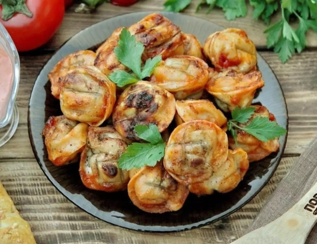 5 ظروف که می توانند برای شام از یک بسته از dumplings آماده شوند 1379_3