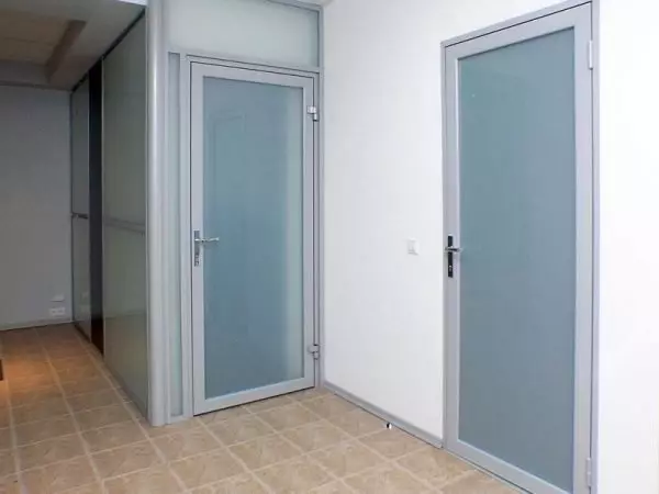 アルミニウムオフィスのドアの例