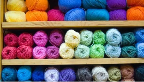 Assortment of Knitting Yarn