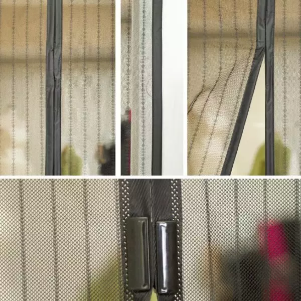 Magnetické sieťové záclony pre dverové sova