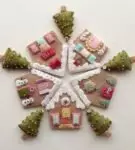 Set osjetljivih igračaka za božićno drvce