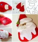 Schritt für Schritt Meisterklasse zur Herstellung von Santa Claus