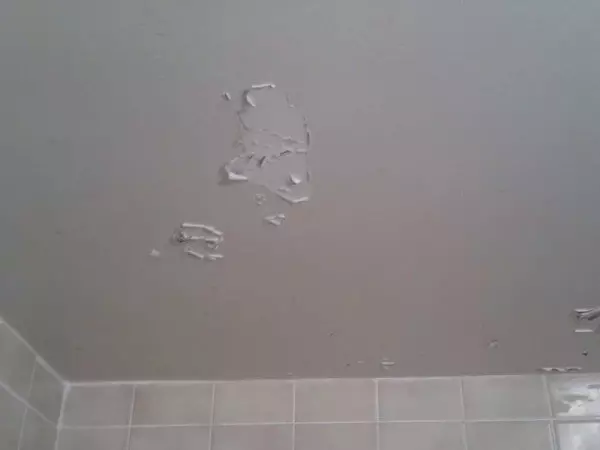 Plafond met probleemgebieden