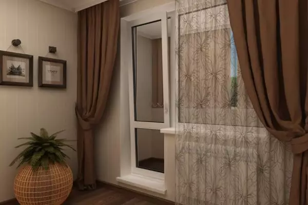 PVC-Balkon-Tür.