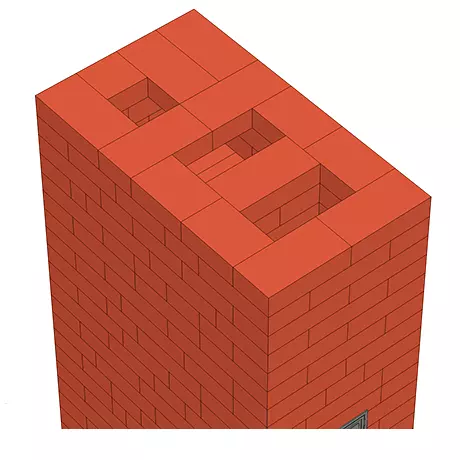 A number 24, 25 brick masonry Holland
