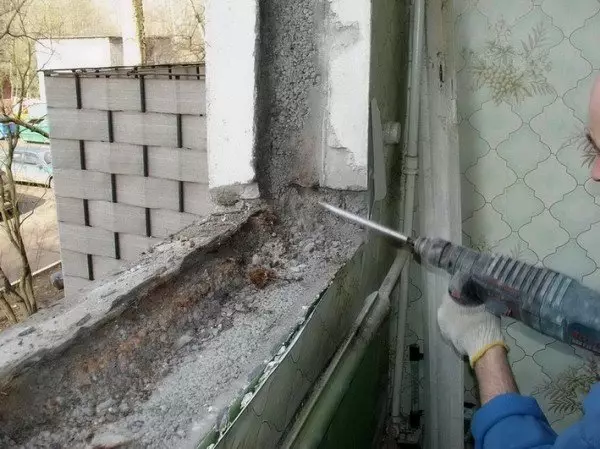 Příprava okenního mola
