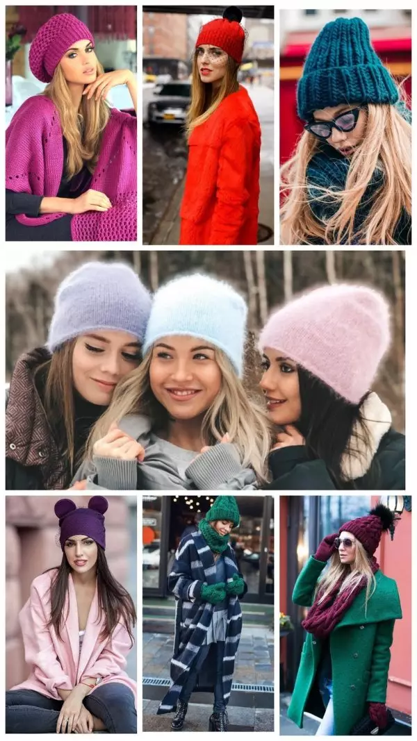 Колаж: модні шапки 2019-2020