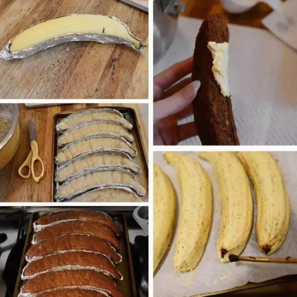 Kakkujen rekisteröinti banaanien muodossa