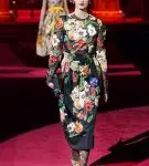 Φόρεμα με λουλούδι Εκτύπωση από Dolce Gabbana