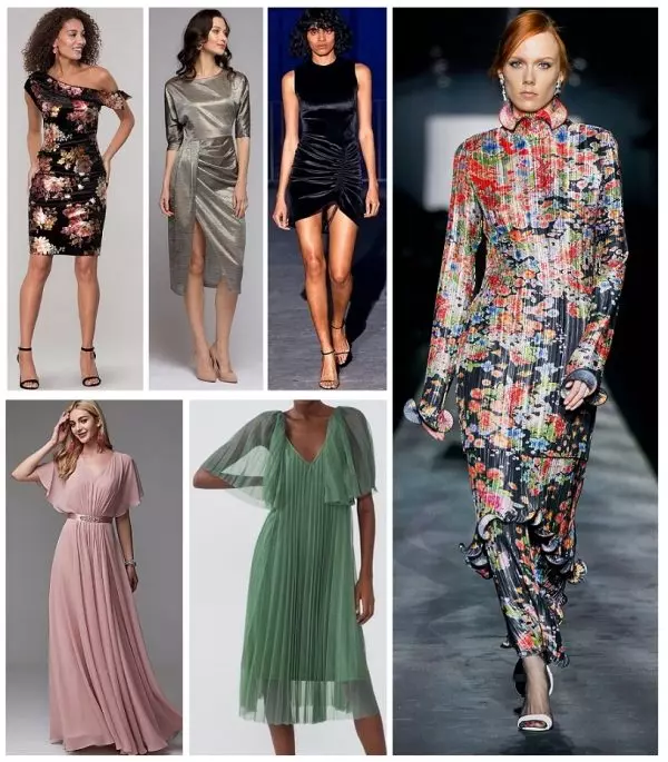 Trendovi 2019-2020 - haljine s draperijom i nabrane