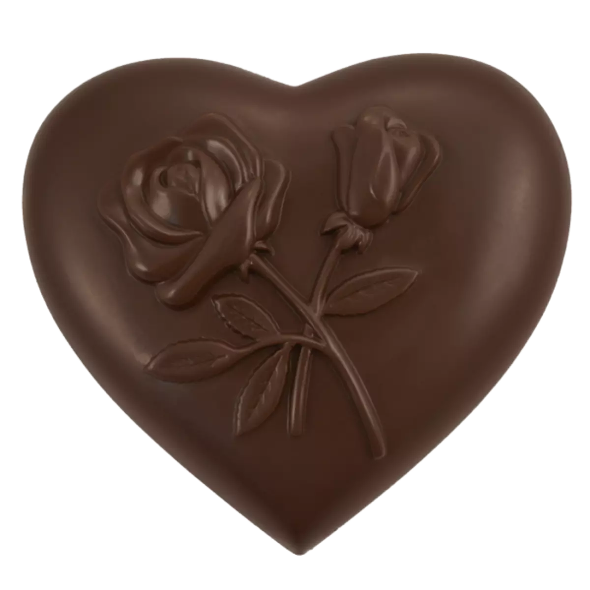 Corazón de chocolate