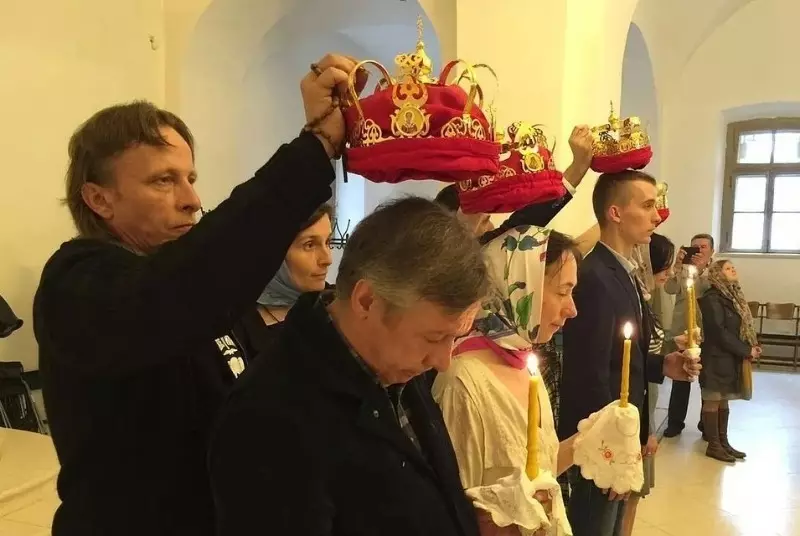 Celebrități rusești s-au căsătorit în biserică