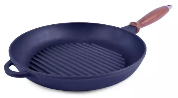 Cast-iron pan.