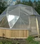 Round Greenhouse ukusuka kwiinkuni kunye nefilimu