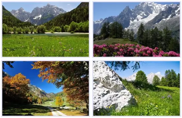 Kleuren Alpen