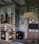 Камин у кухињској кући