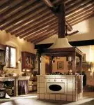 厨房小木屋与普罗旺斯的元素