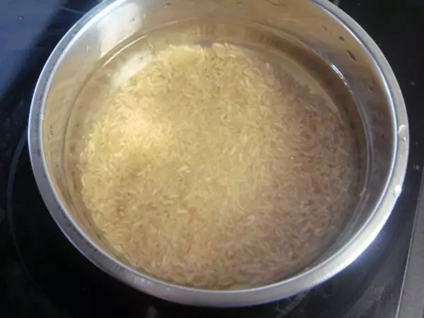 Het maken van rijst