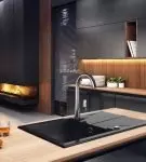 Kusina-Dining Room High-Tech sa Dark Color