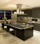 विशाल स्वयंपाकघर उच्च-तंत्रज्ञान आयलँड फर्निचर